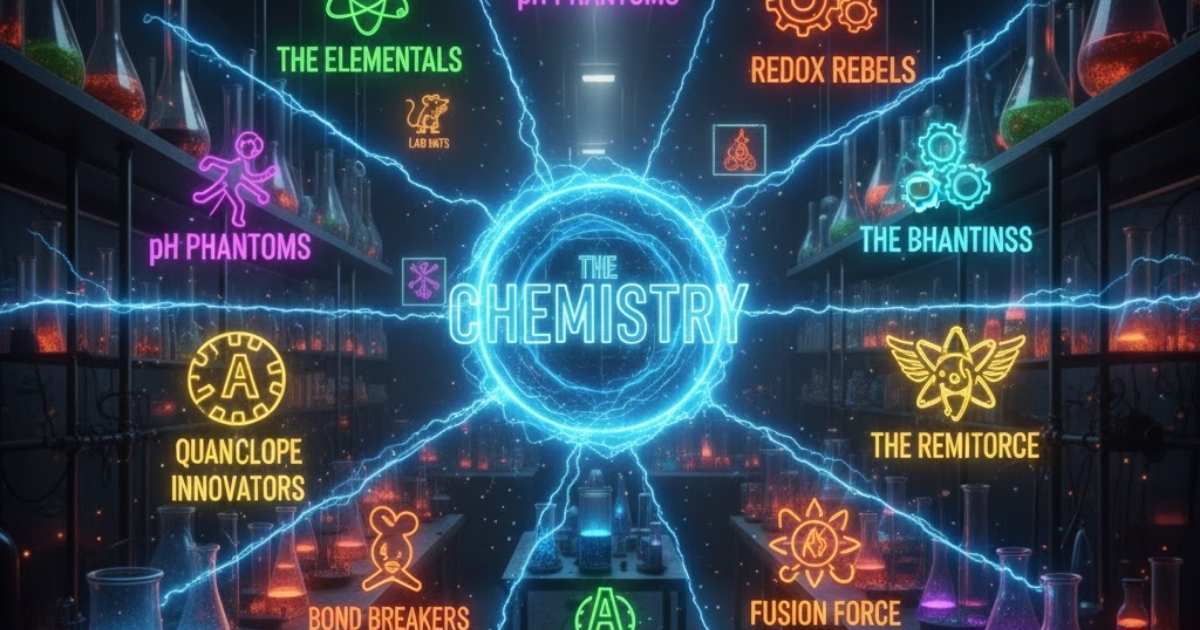 Best Chemistry Group Names That Spark Scientific Energy ...